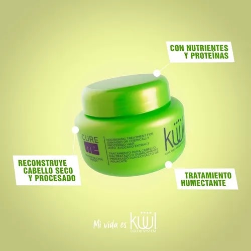KUUL - TRATAMIENTO RECONSTRUCTOR CURE ME 245 GR – Avo Beauty ...